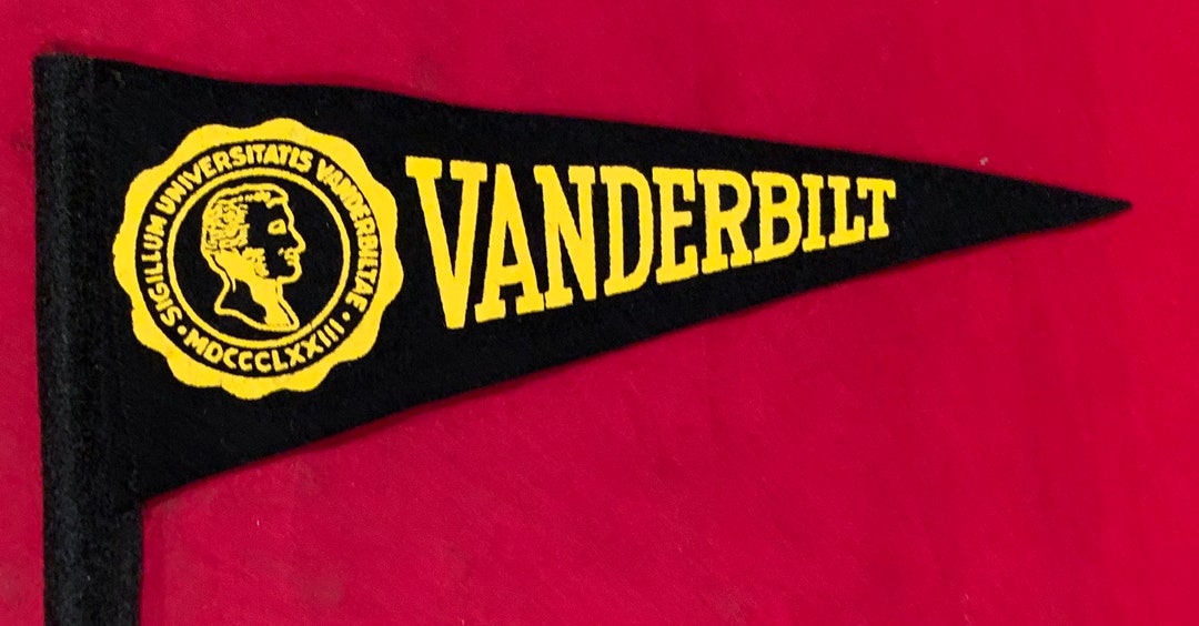 Fantastic Circa 1940's Vanderbilt University Felt Mini Pennant With ...