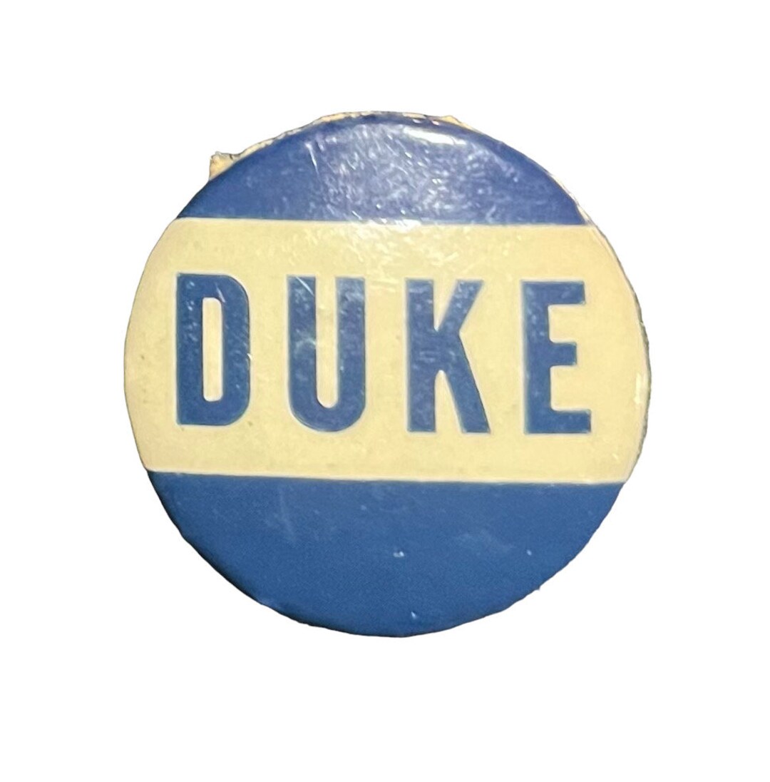 Vintage Circa 1940's Duke University Pin Pinback Button - Antique ...