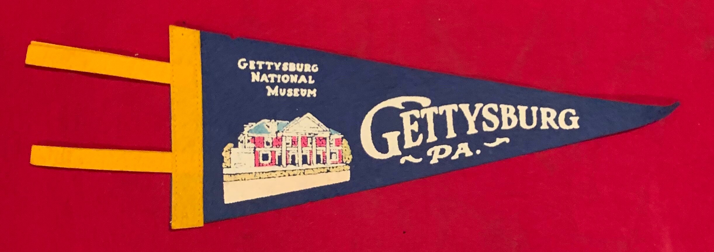 Attractive Antique Circa 1940's Gettysburg Pennsylvania 12 Inch Felt ...