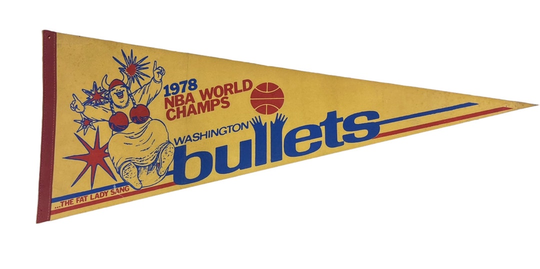 Vintage 1978 Washington Bullets World Champions the Fat Lady Has Sung ...