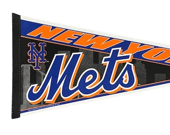 New York Mets Baseball Pennant - Etsy