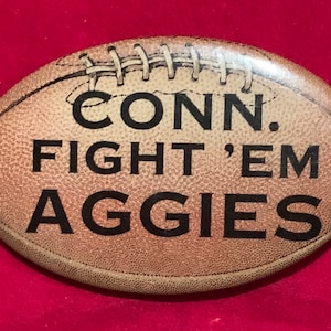 Beautiful Antique Circa 1920's University of Connecticut Melon Football ...