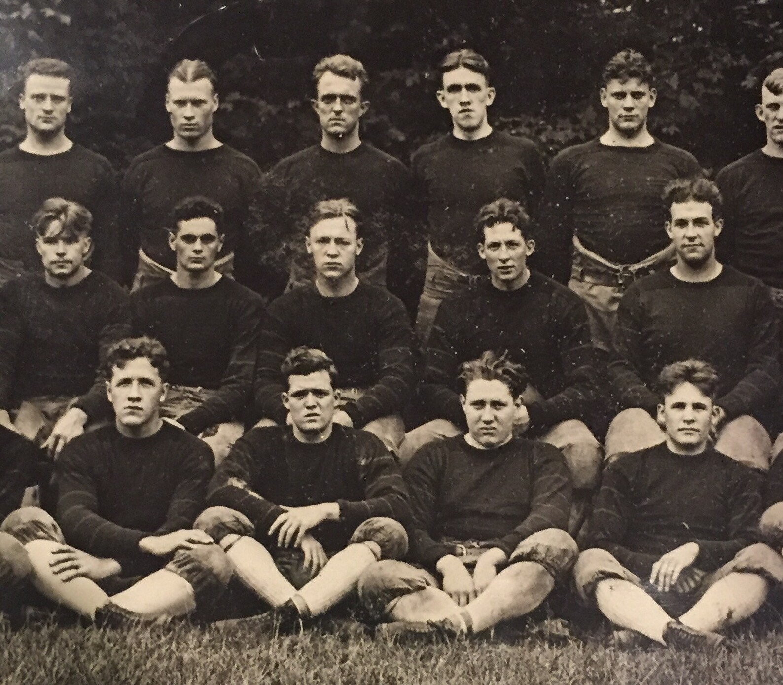 1922 University of Pittsburgh Football Team Photograph in Original ...