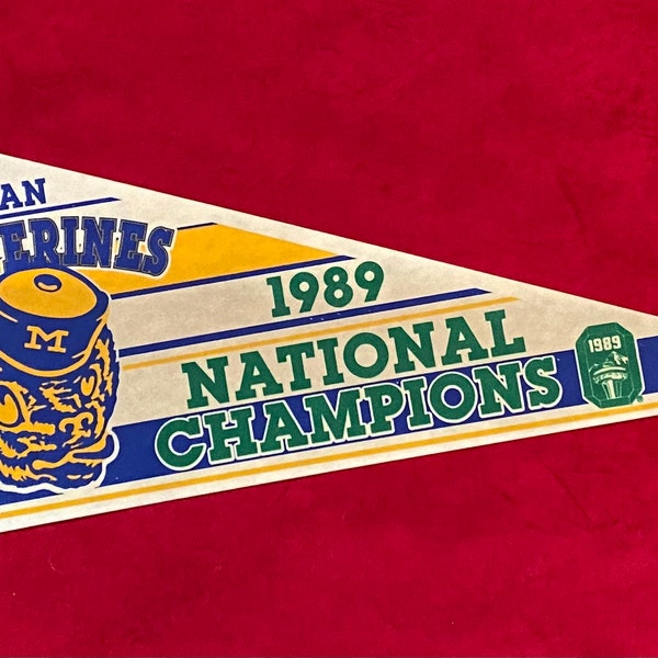 Michigan Vintage Pennants - Etsy