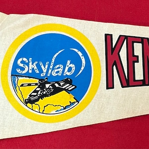 Vintage Kennedy Space Center Skylab Graphic 29 Inch Felt Pennant - Etsy