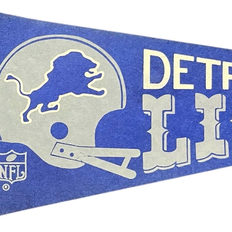Vintage Pennant Detroit - Etsy