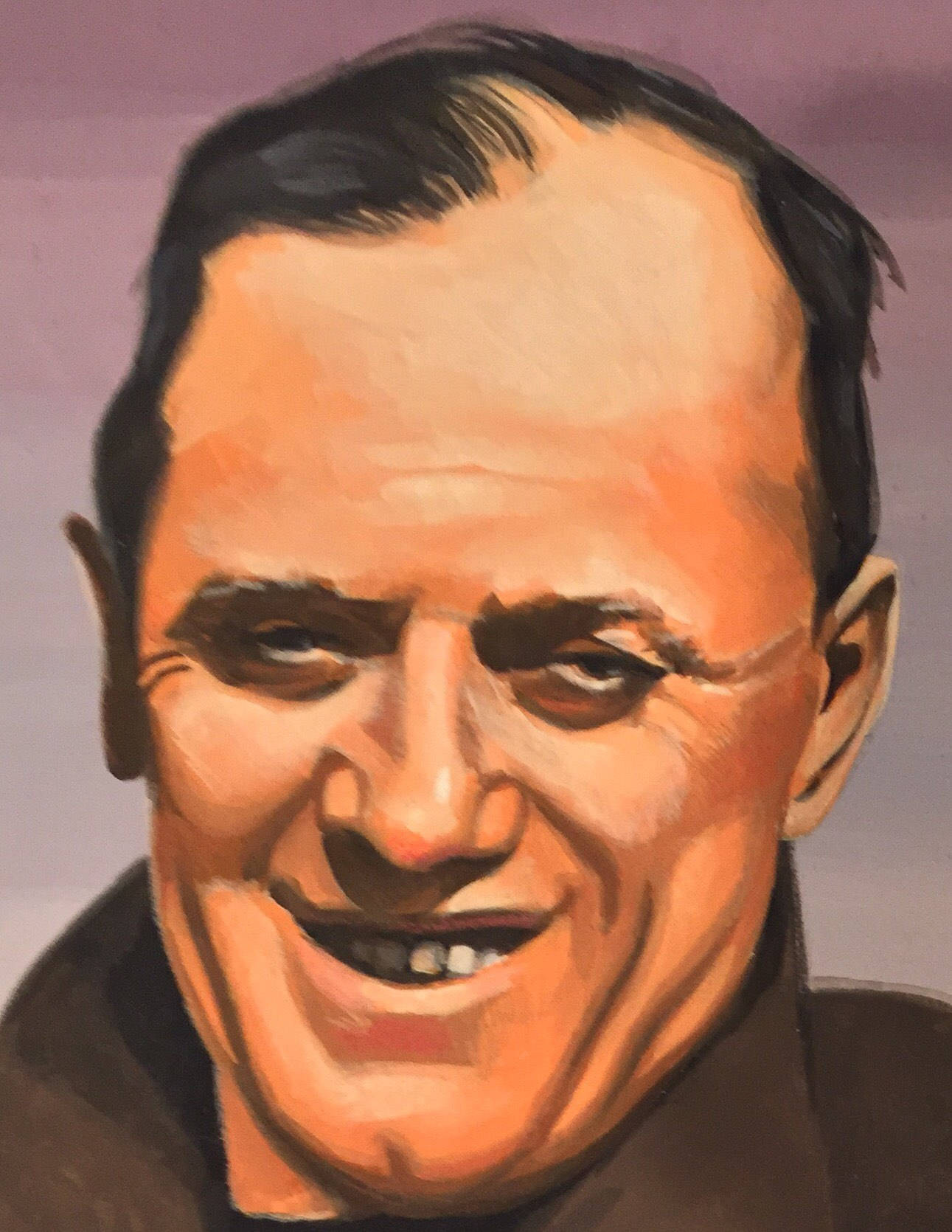 Spectacular Chicago Bears Legend George Halas Original Watercolor ...