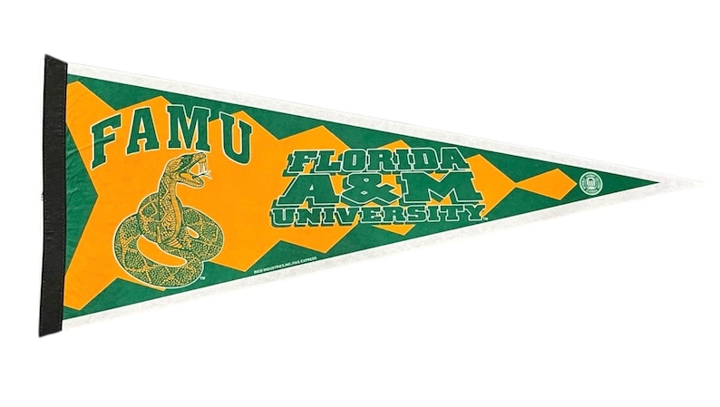 Vintage FAMU Florida A&M University Full Size Deadstock Felt College ...