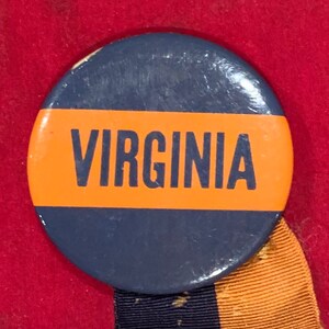 Antique Circa 1930's UVA University of Virginia Pin Pinback Button W ...