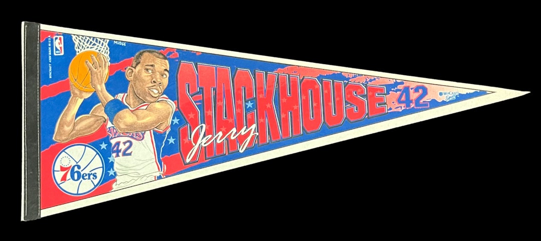 Vintage Jerry Stackhouse Philadelphia 76ers Player Caricature 29 Inch ...