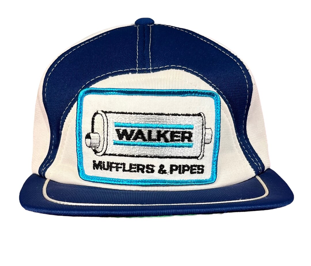 Beautiful Vintage Walker Muffler & Pipes Panel Snapback Cap Hat - Etsy