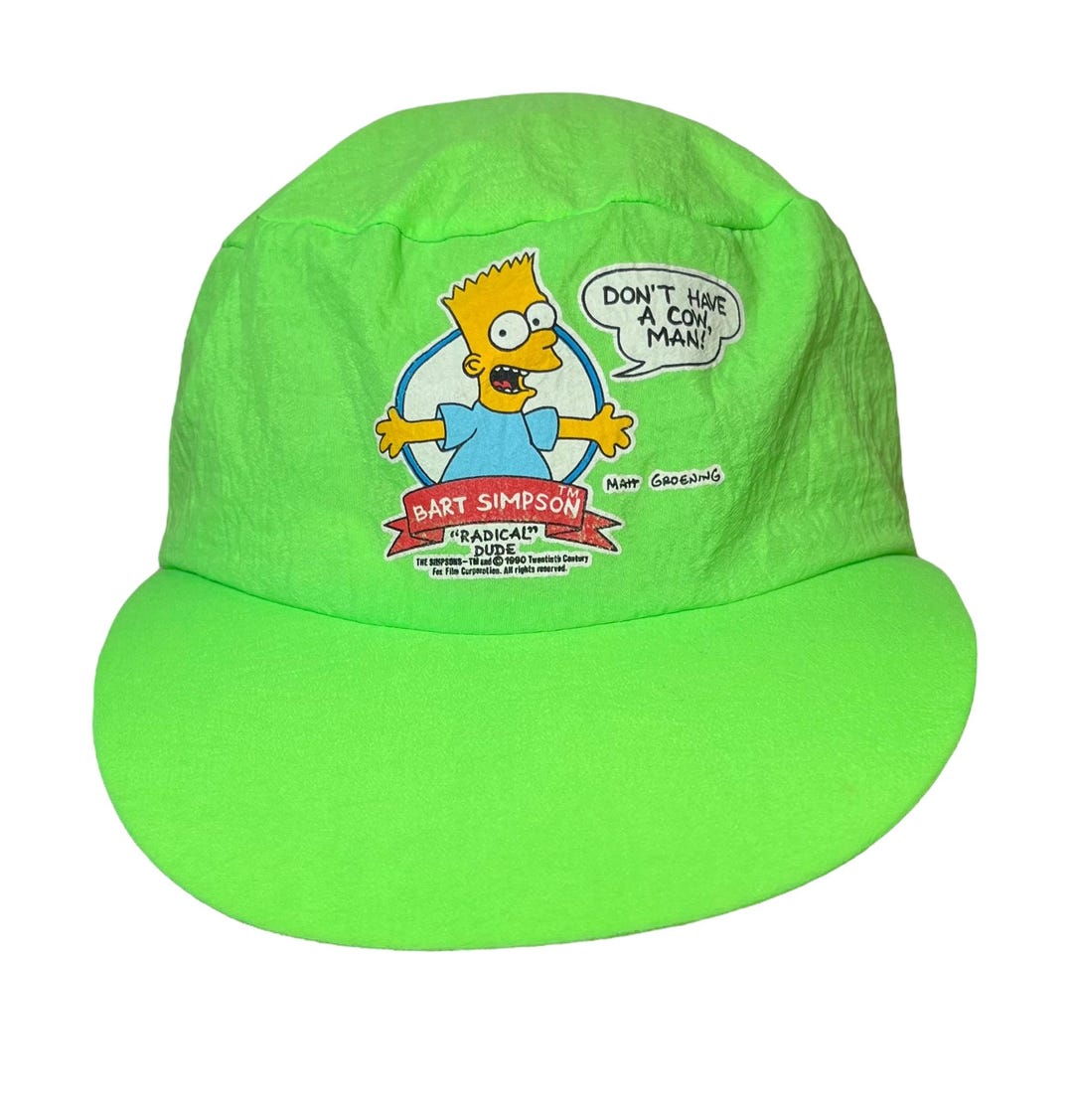 Vintage 1990's the Simpsons Bartman Bart Simpson Don't Have a Cow Man ...