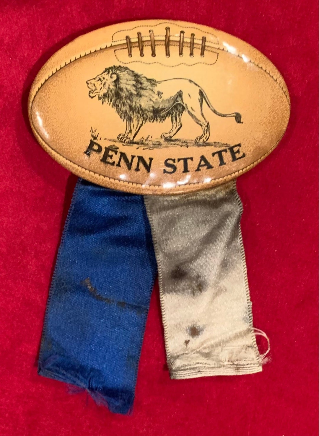Antique Circa 1920's Penn State University Melon Football Shaped Pin ...