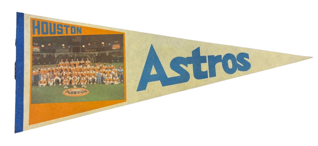 Vintage 1970's Houston Astros Team Photo 29 Inch Full Size Baseball ...