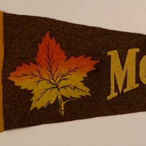 Beautiful Antique Circa 1930's Montreal Canada Felt Pennant - Etsy