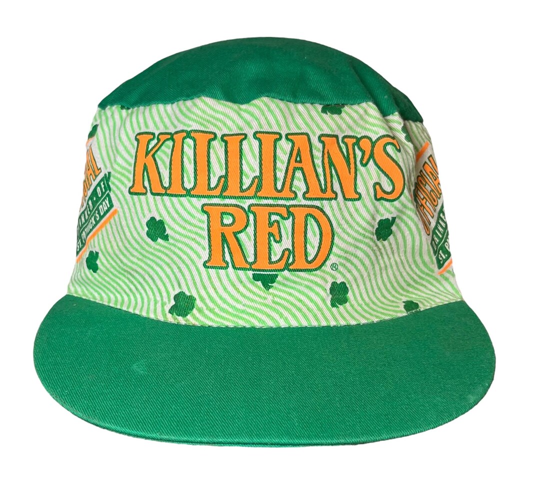 Vintage 1980's Killian's Irish Red Promo Painter Style Snapback Cap Hat ...