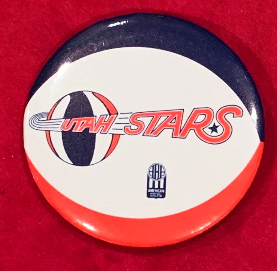 Vintage 1960's Utah Stars ABA Basketball Pin Pinback Button - Etsy
