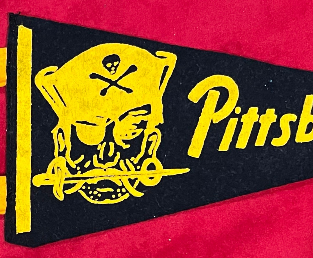 Vintage 1960's Pittsburgh Pirates 9 Inch Baseball Mini Pennant ...