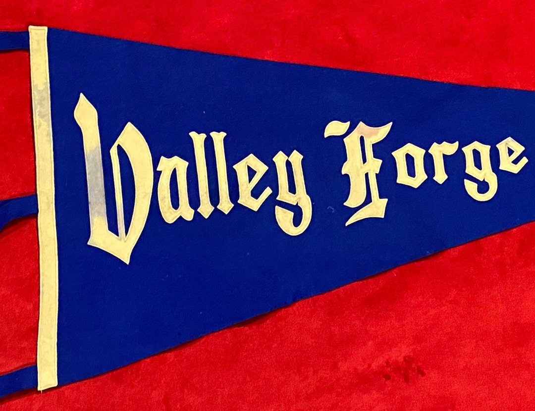 Antique 1930's Valley Forge Military Academy Sewn Letter 30 Inch Felt ...