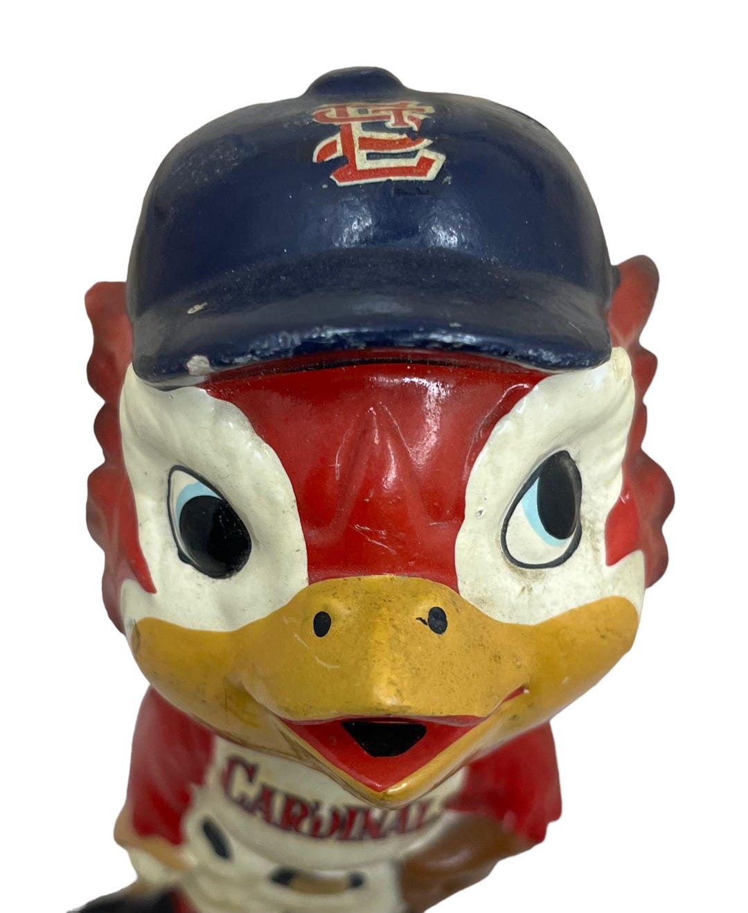 Vintage 1960's St Louis Cardinals Cardinal Mascot Head Gold Base ...
