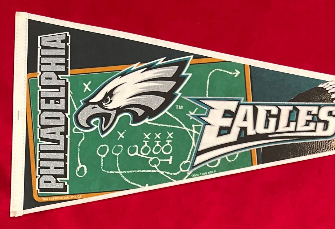 Vintage 1995 Philadelphia Eagles 29 Inch Felt Football Pennant - Etsy