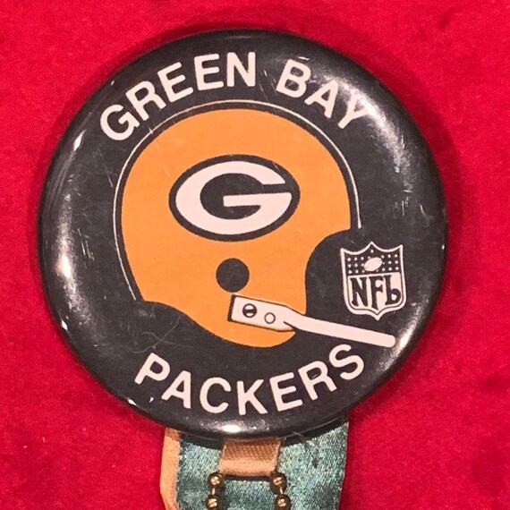 Vintage 1960's Green Bay Packers Football Pin Pinback | Etsy