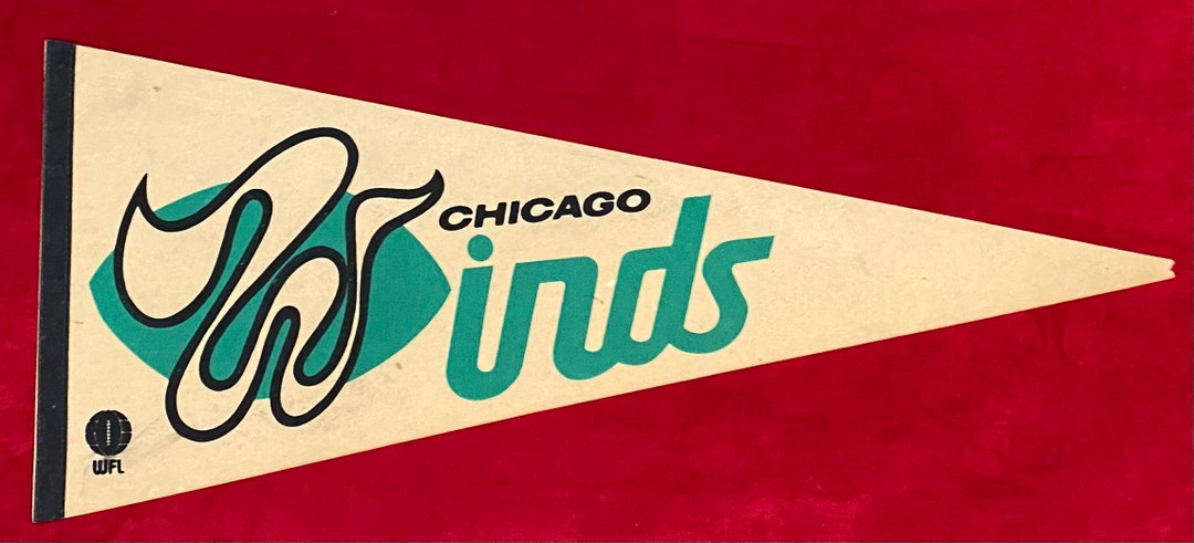 Vintage 1975 Chicago Winds World Football League 29 Inch Full Size ...