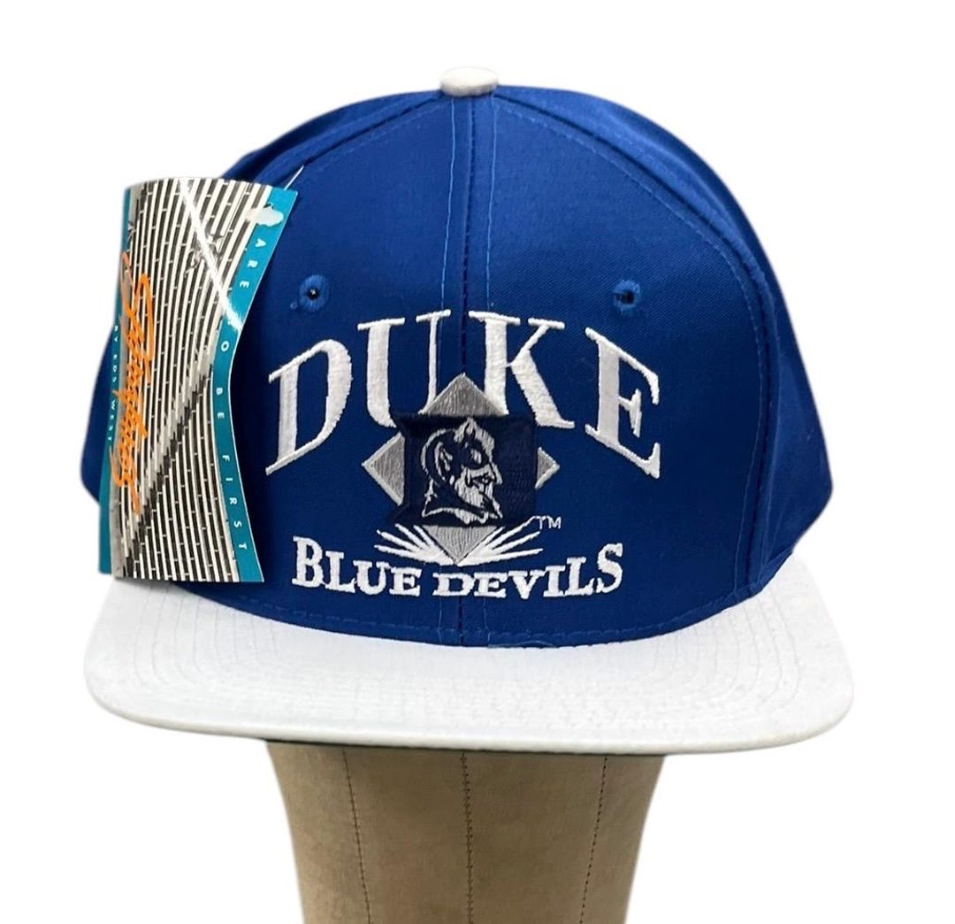 Vintage 1990's New With Tags Duke University Blue Devils Eds West ...