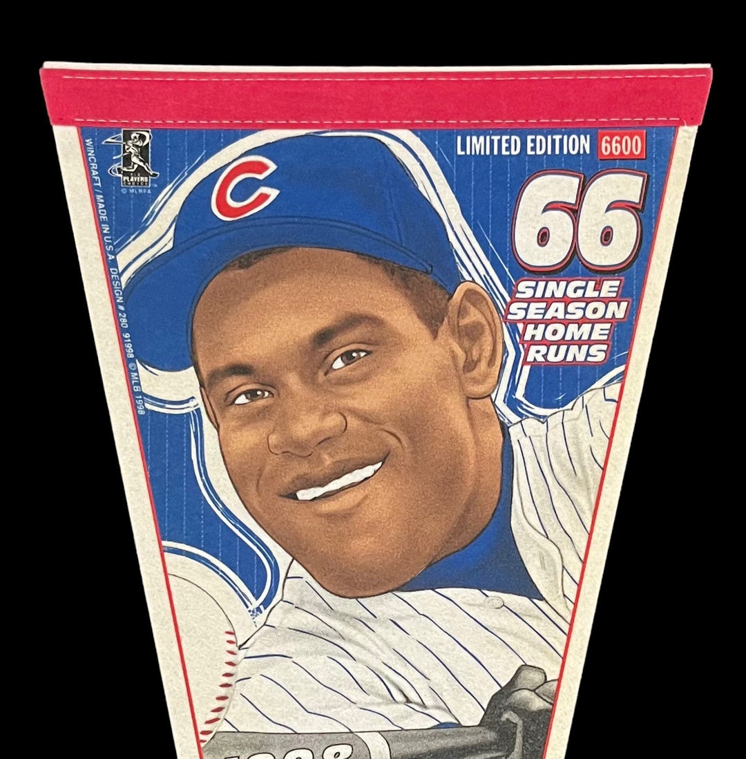 Vintage 1998 Sammy Sosa Chicago Cubs 66 Home Runs MLB Baseball Player ...