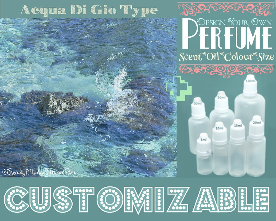 Perfume - Acqua-di-gio-type - Aromatherapy Oil - Choose Your Base - Etsy