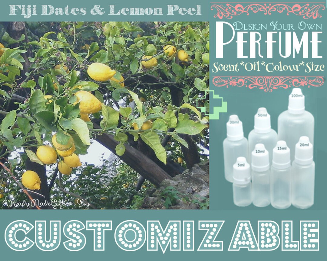 Perfume Fiji Dates & Lemon Peel Aromatherapy Oil Choose Your Base - Etsy