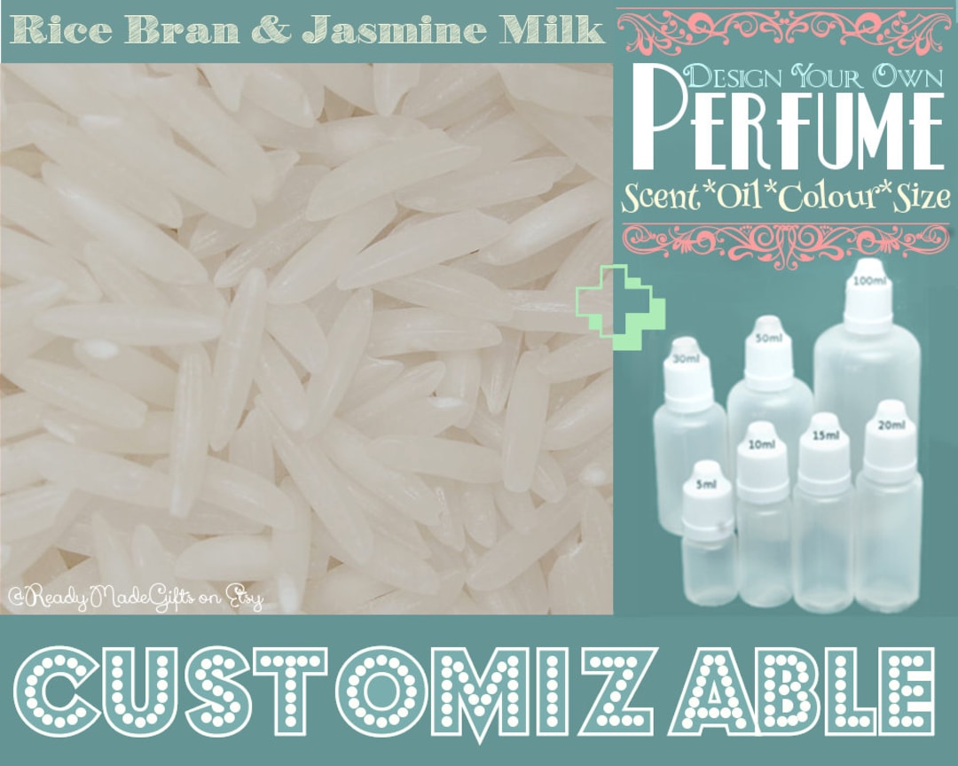 Perfume - Rice Bran & Jasmine Milk - Aromatherapy Oil - Choose Your ...