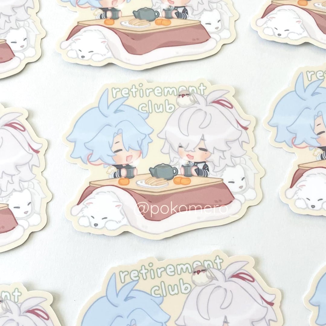 Phainon and Jingyuan Vinyl Sticker - Etsy