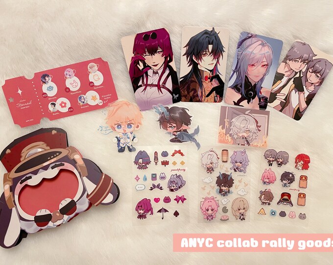Honkai Star Rail Photocard Sticker Pack - Etsy