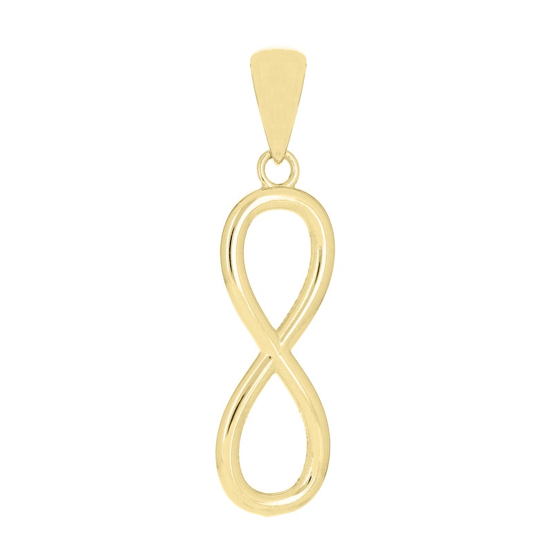 White Gold Infinity - Etsy