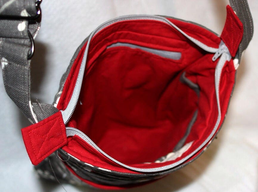 PDF Bag Pattern Triple Zip Hipster PDF Downloadable Purse Pattern - Etsy