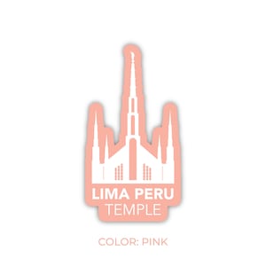 Lima Peru Temple Sticker, Lima Peru Temple, Peru Temple Sticker, LDS ...