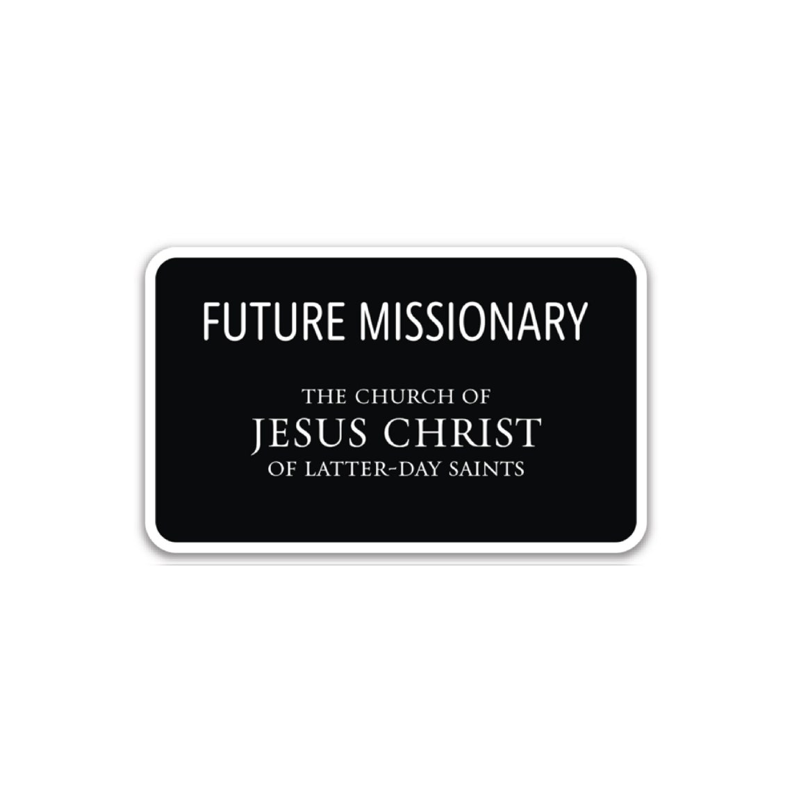 Future Missionary Sticker LDS Mission Sticker Mission - Etsy