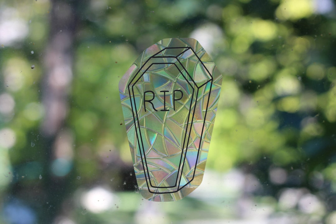 Tombstone Window Cling Window Halloween Decor for Home Boo - Etsy