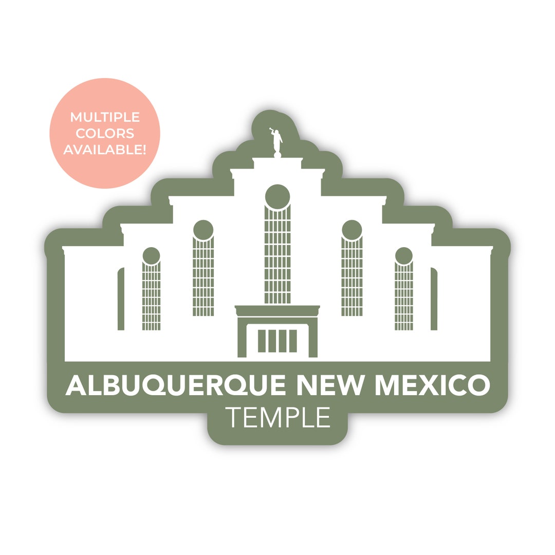 Albuquerque New Mexico Temple Sticker, Albuquerque New Mexico Temple ...