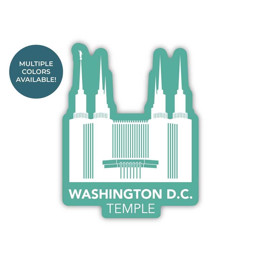 Washington DC Temple Sticker, Washington D.C. Temple, Lds Temple ...