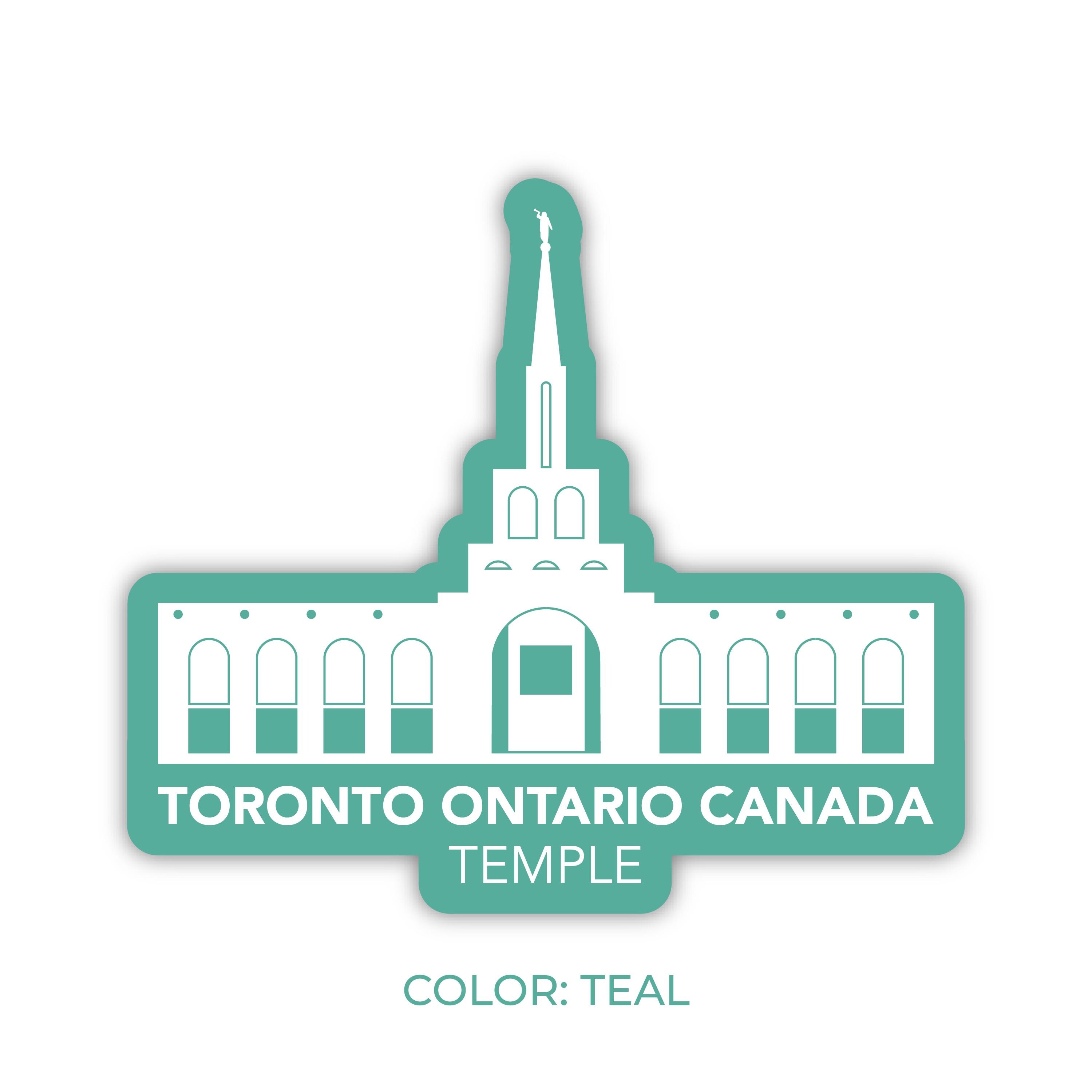 Toronto Ontario Canada Temple Sticker, Toronto Ontario Temple, Canada ...