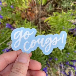 Go Cougs Sticker, BYU Sticker, Brigham Young University Sticker, BYU ...