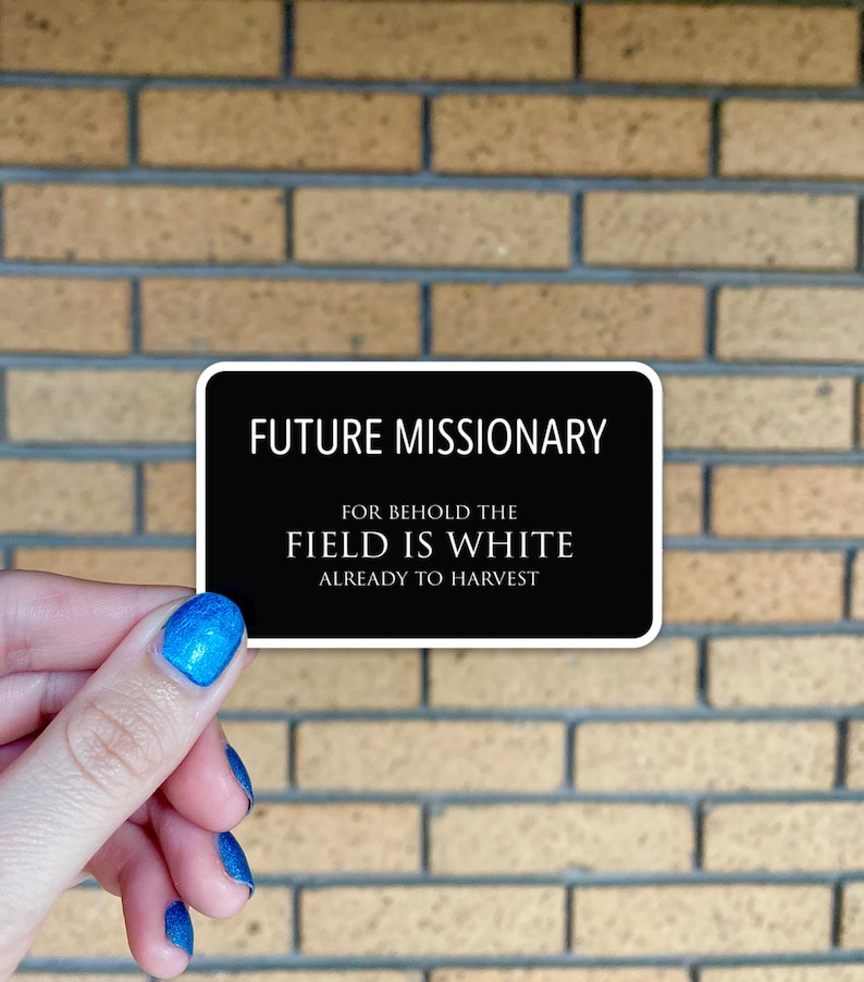 Future Missionary Sticker LDS Mission Sticker Mission - Etsy