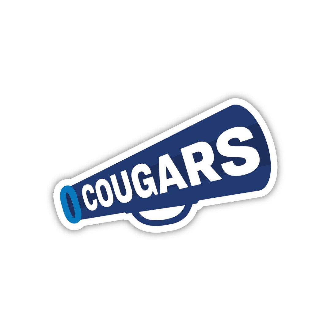 BYU Megaphone Sticker, BYU Sticker, Brigham Young University Sticker ...