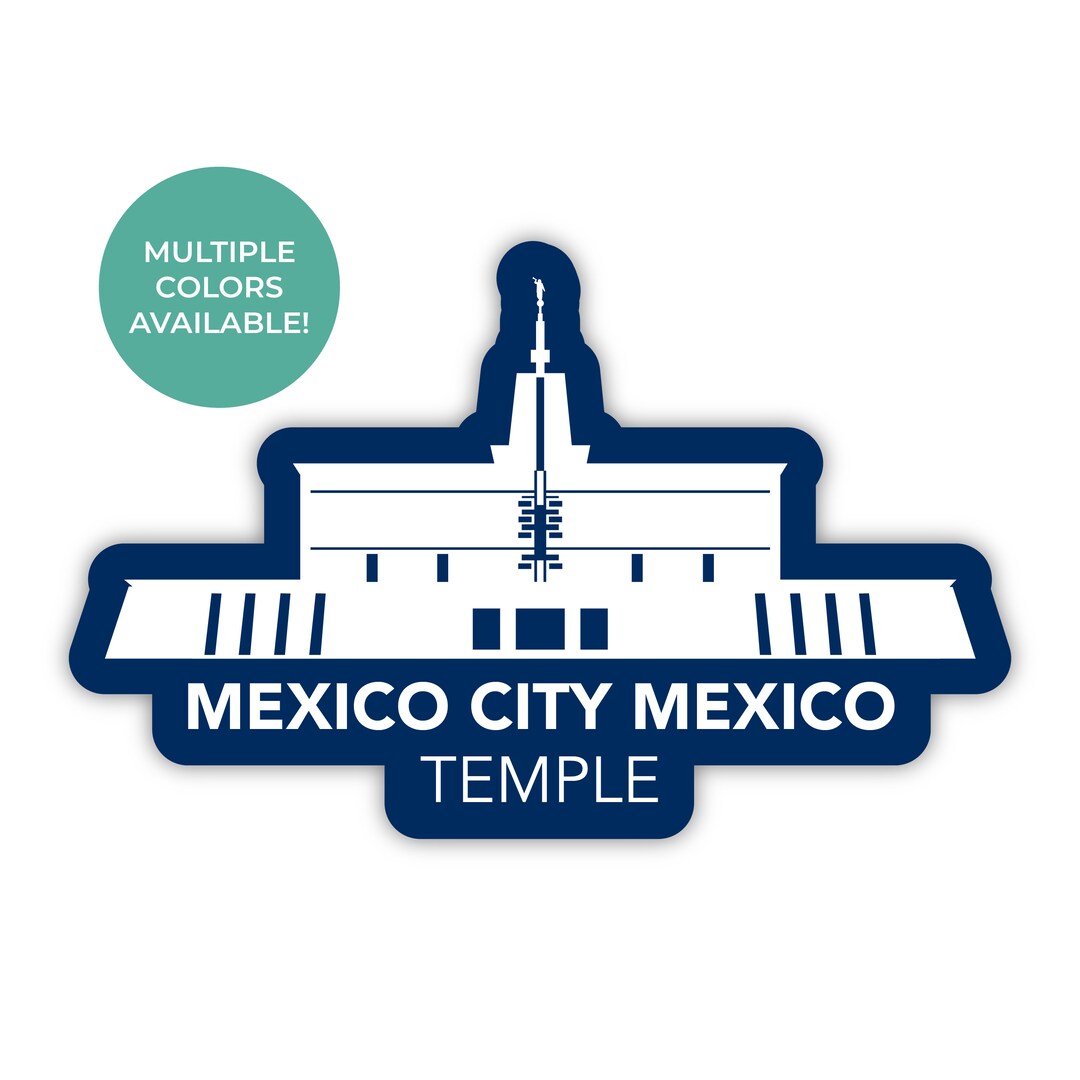 México City México Temple Sticker, Mexico City Mexico Temple, Mexico ...