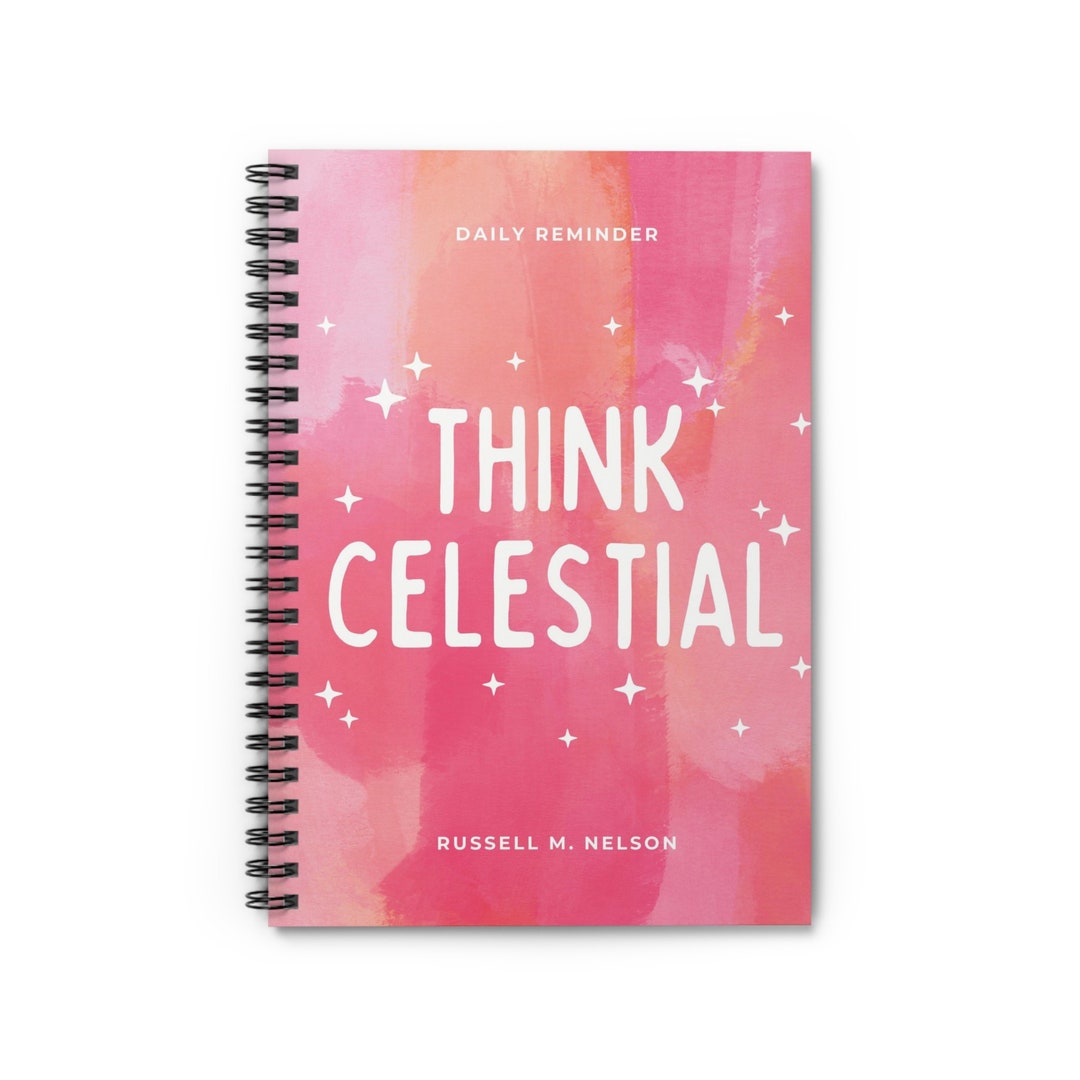 Think Celestial Spiral Notebook, Think Celestial Journal, Think ...