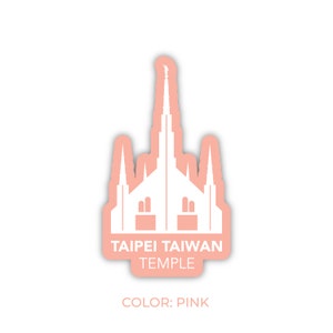 Taipei Taiwan Temple Sticker, Taipei Taiwan Temple, Taiwan Temple ...