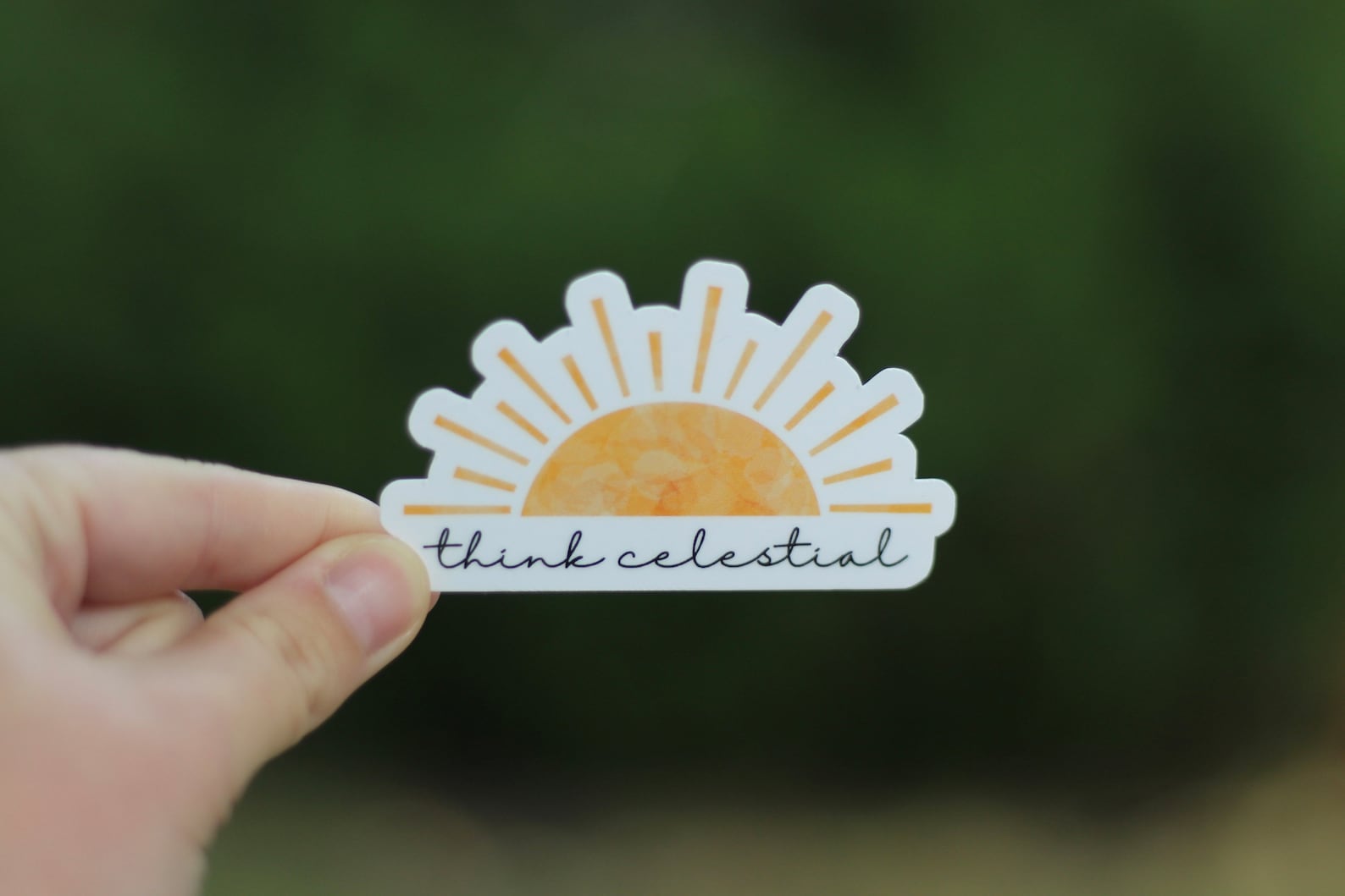 Think Celestial Sticker, Russell M Nelson Sticker, General Conference ...