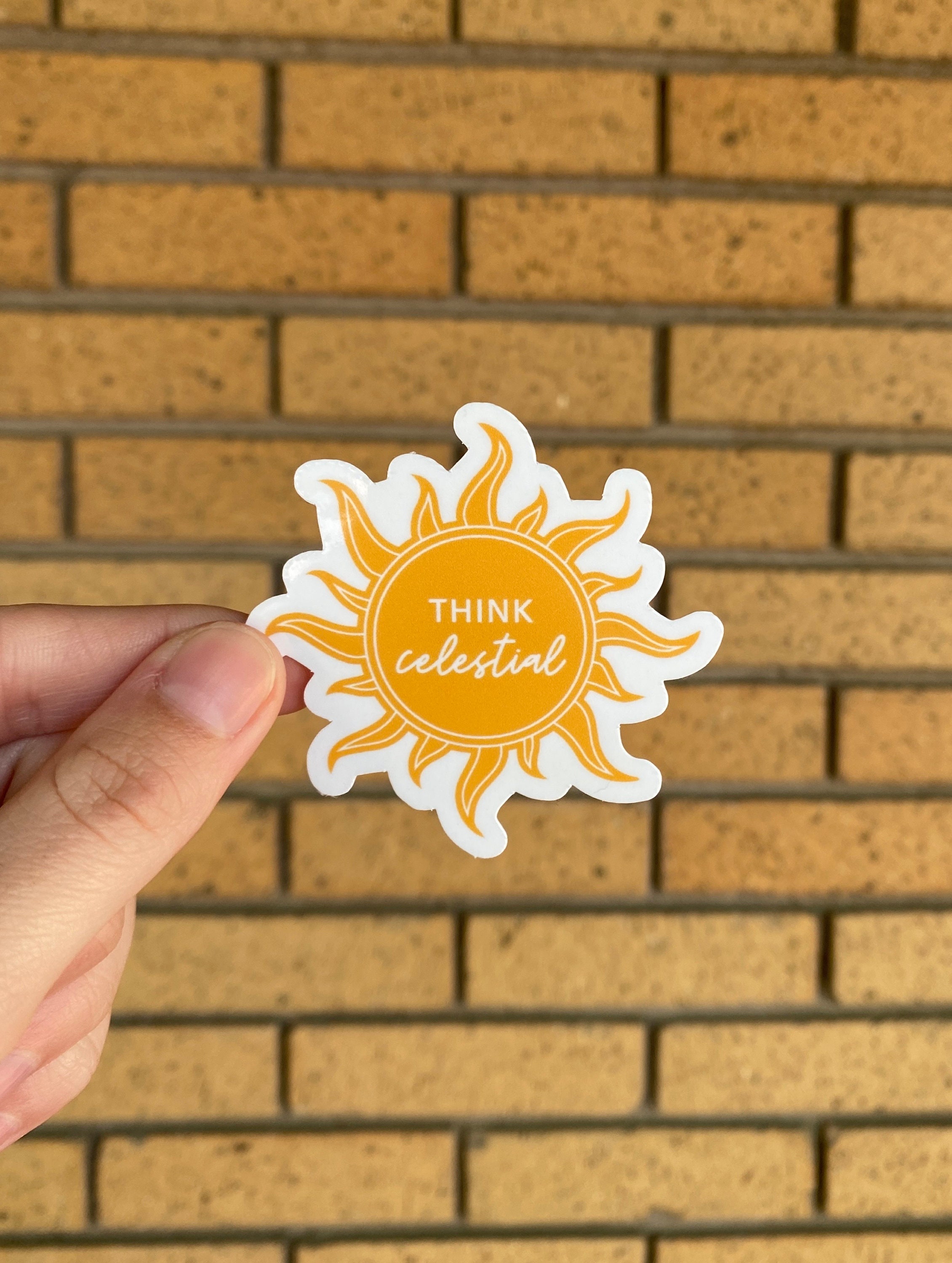 Think Celestial Sticker, Russell M Nelson Sticker, General Conference ...